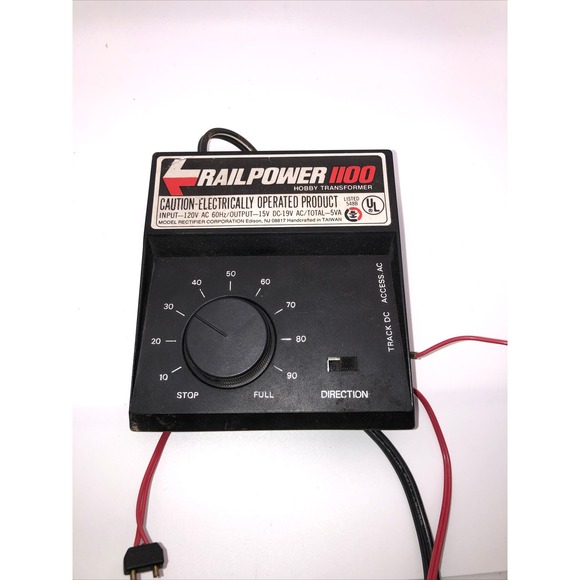Rail Power | Other | Rail Power 10 Hobby Transformer Control Master 15v ...